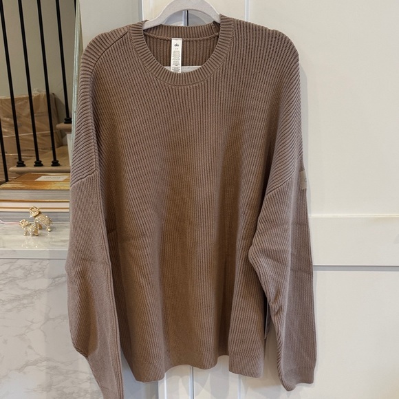 ALO Yoga | Sweaters | Alo Yoga Mens Tan Crewneck Sweater | Poshmark
